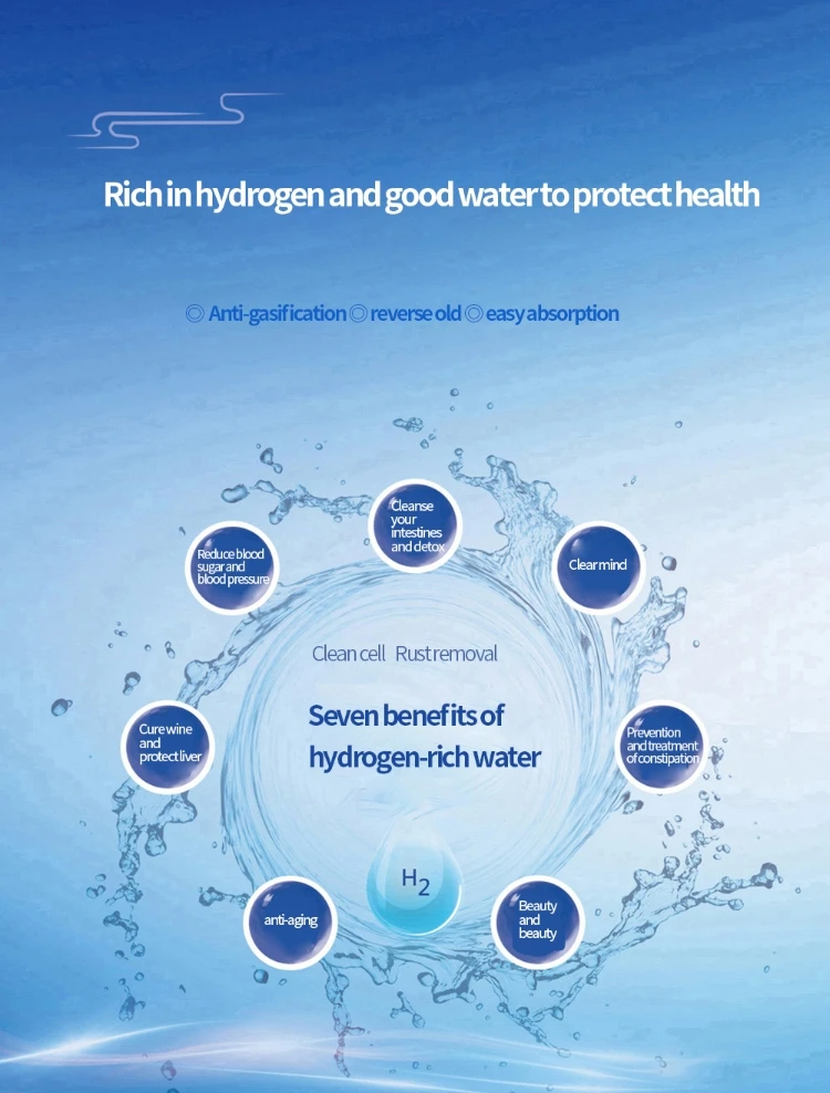 Portable Hydrogen Water Generator - 8000ppb PEM Membrane