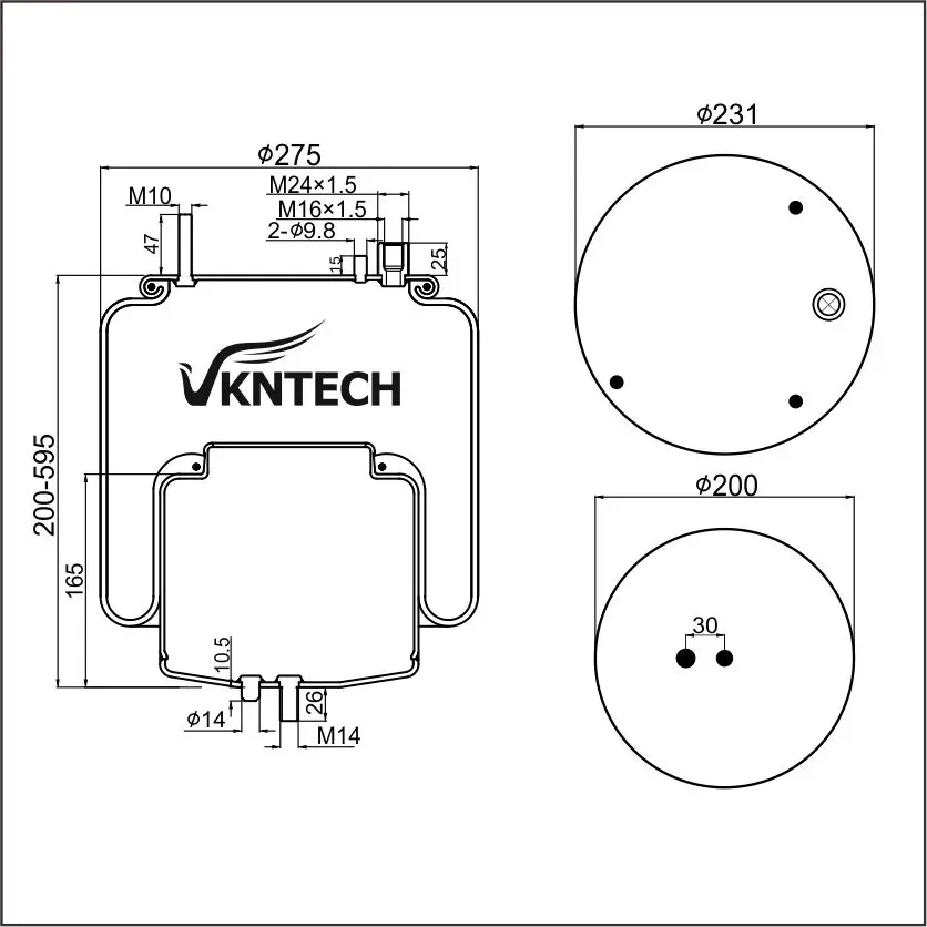 Volvo Air Suspension - OEM Contitech Quality 4560 N P02