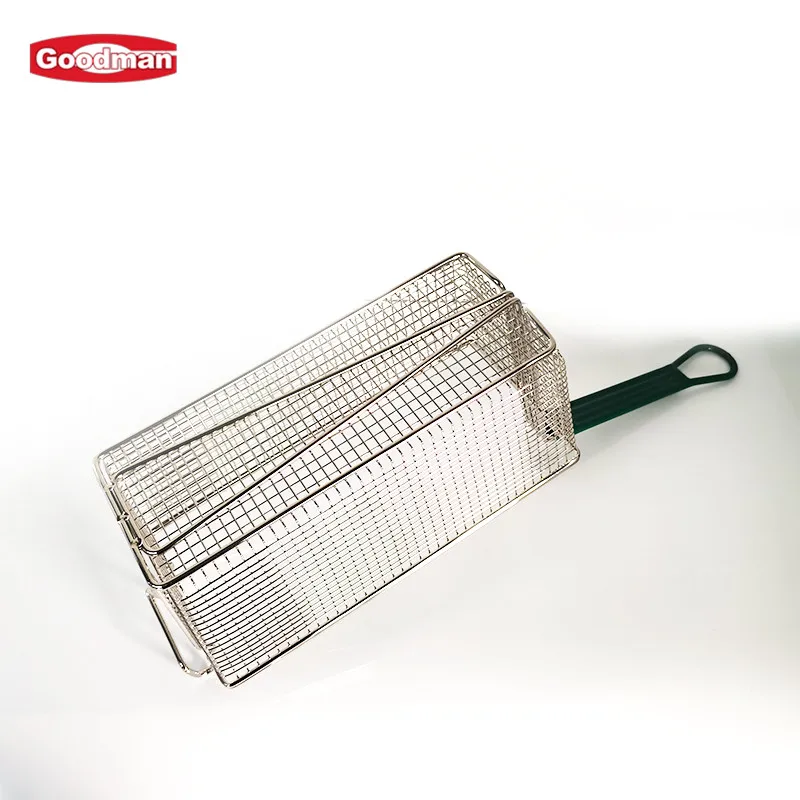 Commercial Kitchen Colanders Strainers Chips Wire Mesh Frying Baskets ...