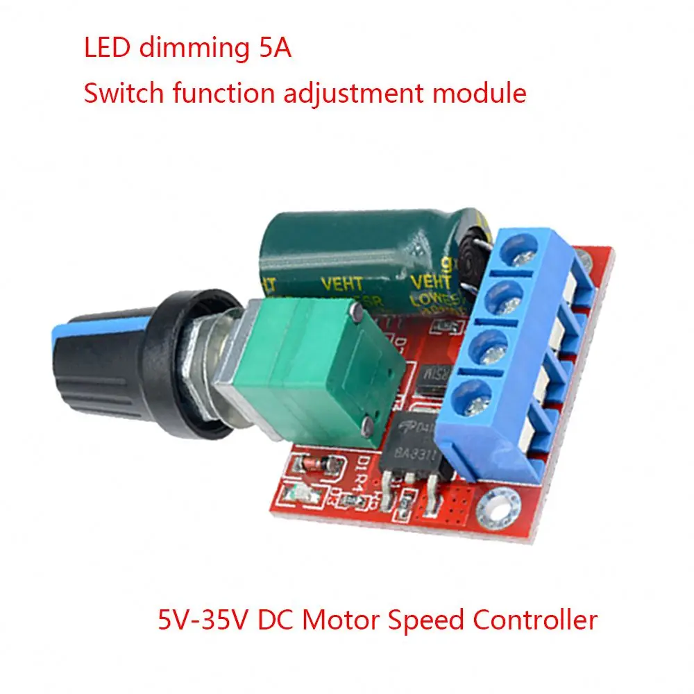 Mini DC Motor PWM Governor Module - Speed Control & Dimmer