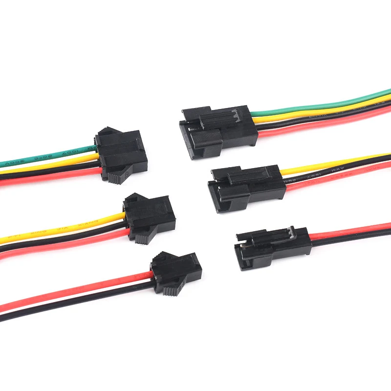 Male Smp-02v-bc 2-pin 2.54 2.5 2.5mm 2p 2pin Connector Jst Sm Extension Cable Wire Harness For ...