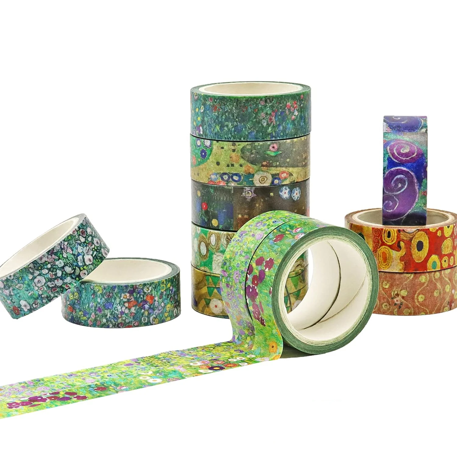 2024 Vintage Japanese Paper Oil Painting Printing Washi Tape Single ...