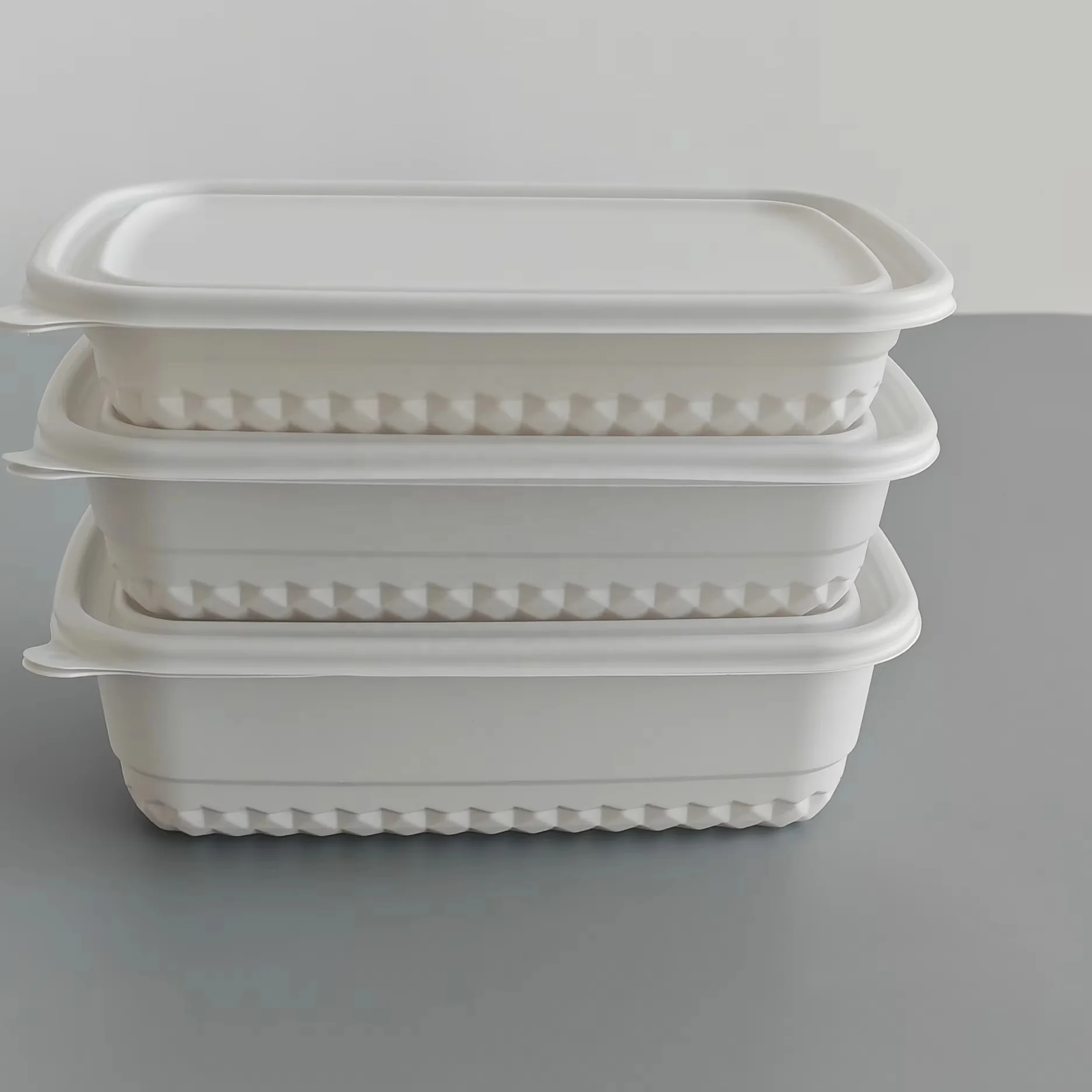 1000ml 750ml 500ml Disposable Microwaveable MFPP Food Container Packing ...