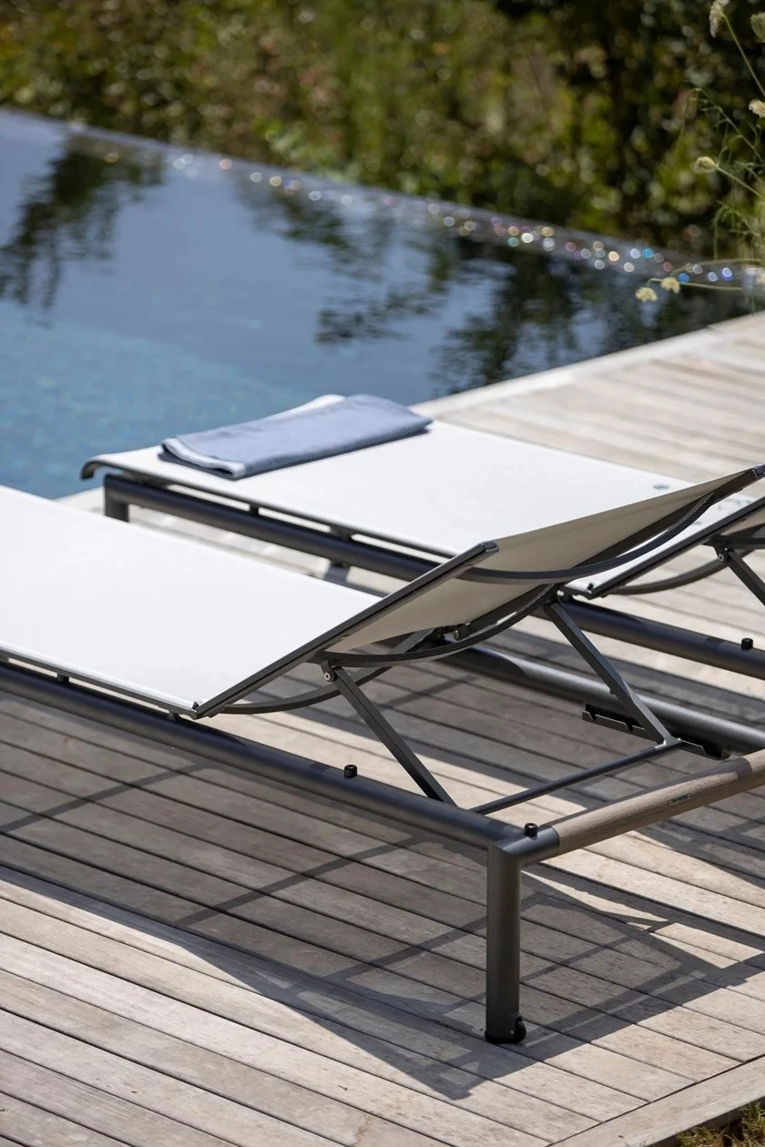 Luxury Outdoor Lounge Furniture Beach Bed Outdoor Pool Bed Lounge - Buy ...