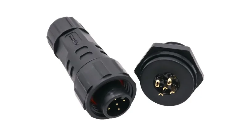 2pin Assembly Over Molding Male Female Waterproof Connector With Cable ...