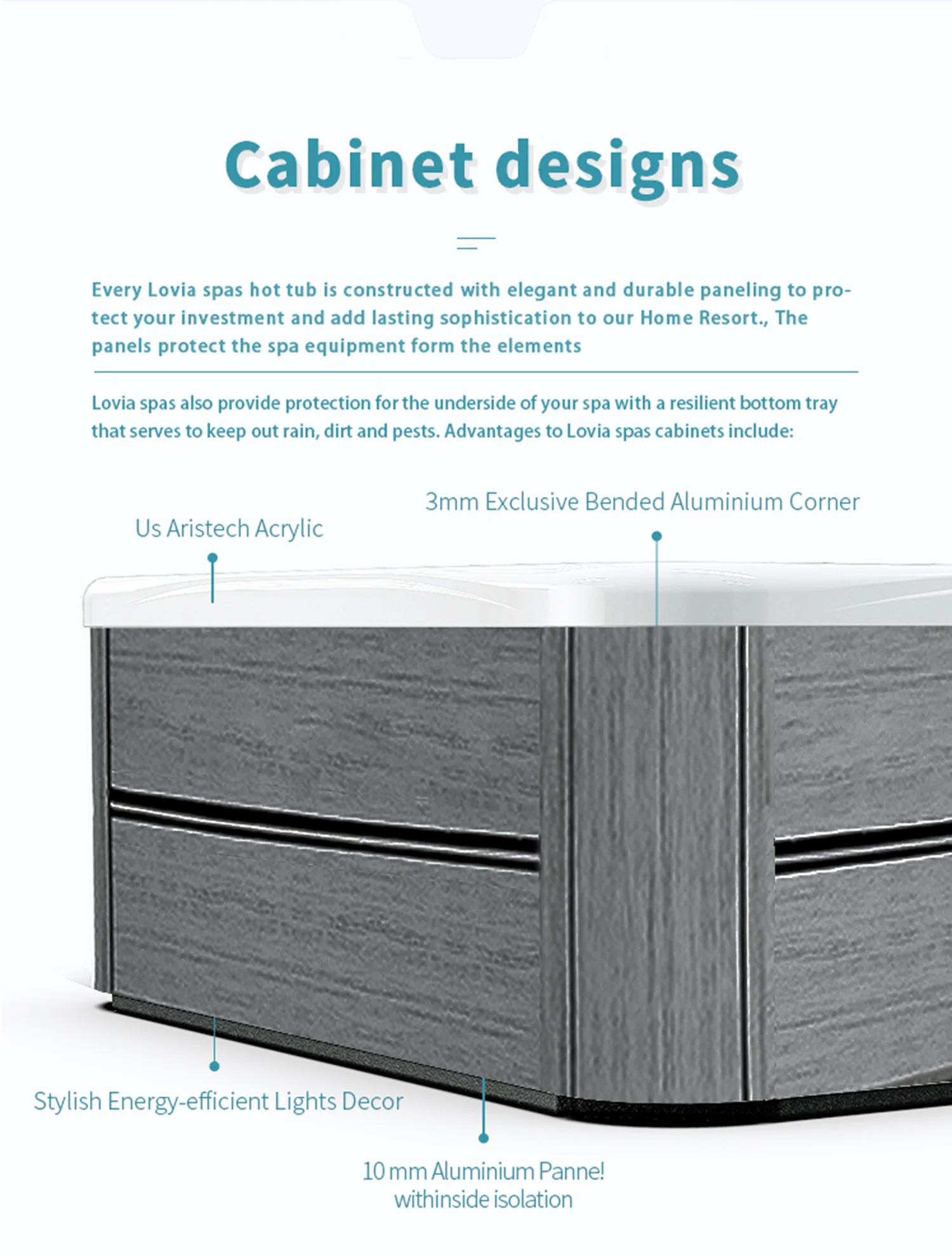 Luxury Balboa Spa Fountain Tina Hidromasaje Exterior Massage Bathtub ...