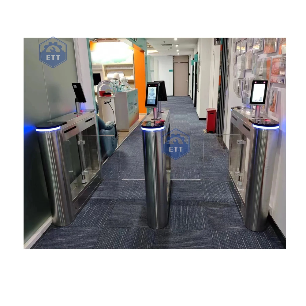 Airport Swing Gate Barcode Scanner Flap Slid Barrier Bus