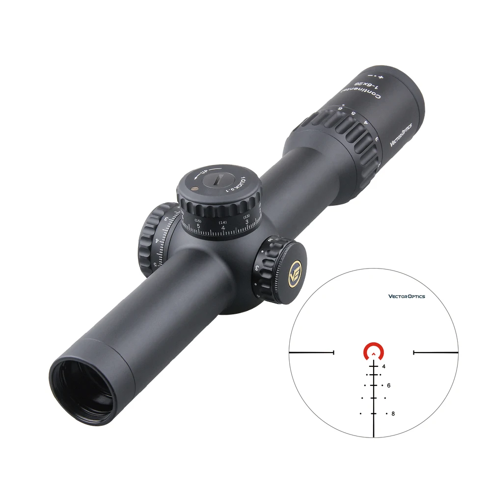 Vector Optics Scope 34mm Tube Continental 1-6x28 Ffp Bdchunting ...