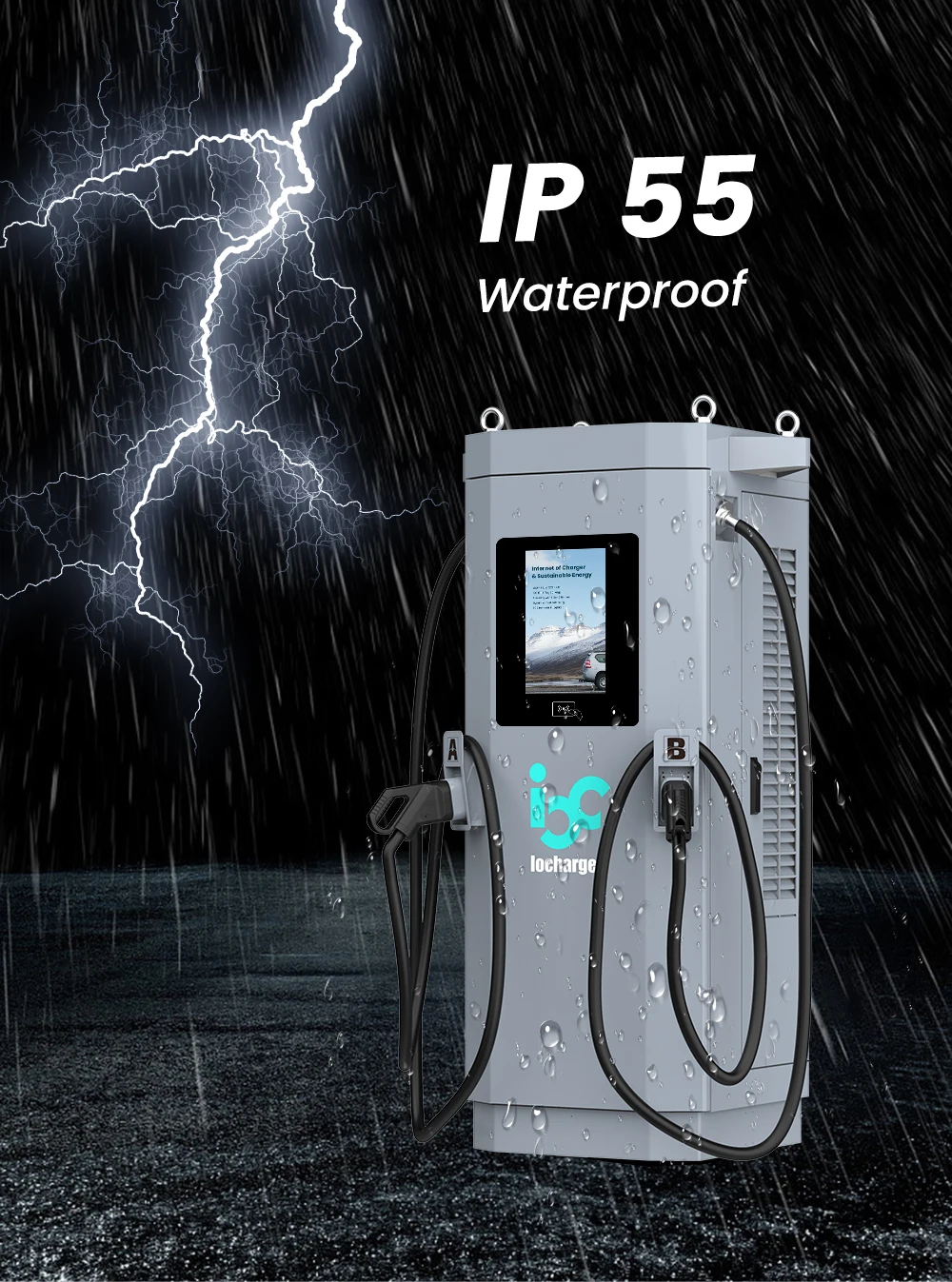 OCPP Solar off Grid Charge EVSE DC 60kW 120kW 150kW 150 kW 180kW 240kW ...