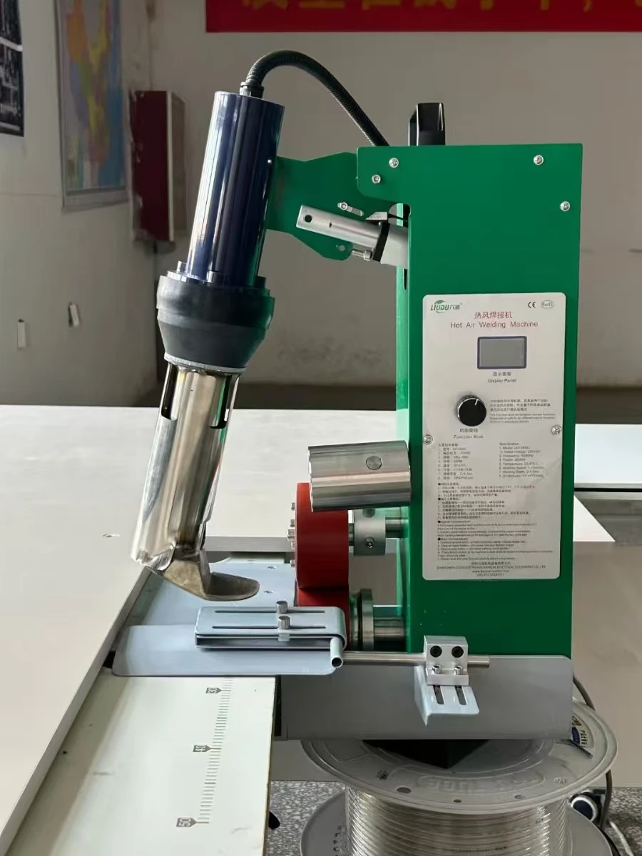LST3400C Table Hemming Hot Air Welding Machine for PVC TPO Thicker ...