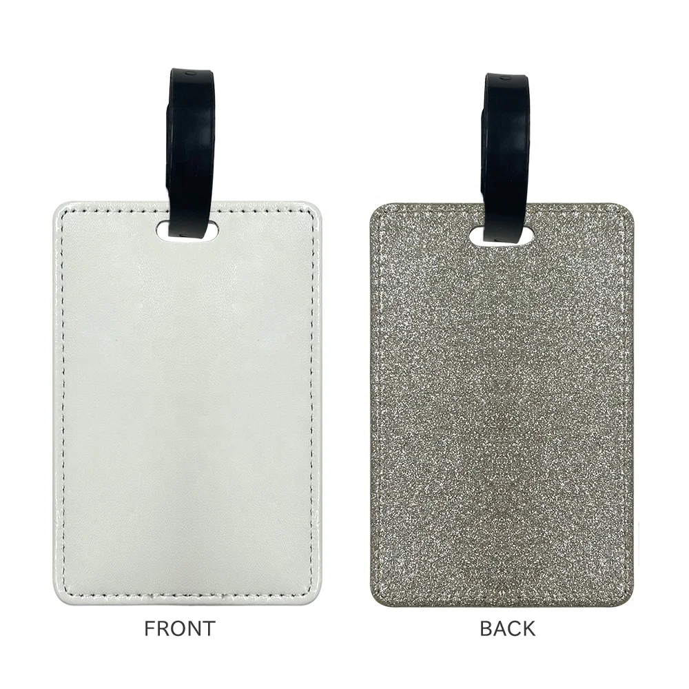 Prosub Sublimation Travel Name Tag Blank Custom Print PU Leather ...