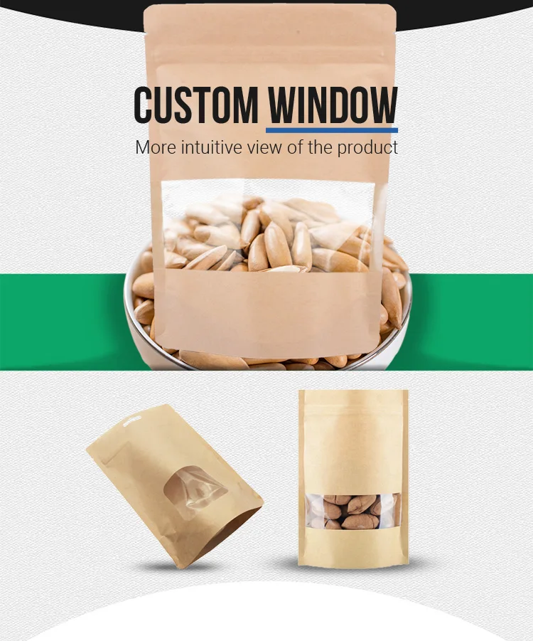 100g 120microns Kraft Paper/pet/cpp Plastic Aluminum Foil Moisture ...