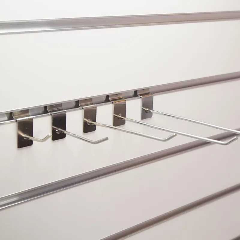 Heavy Duty Slatwall Accessories Shelf Brackets Hanging Hook Slatwall ...