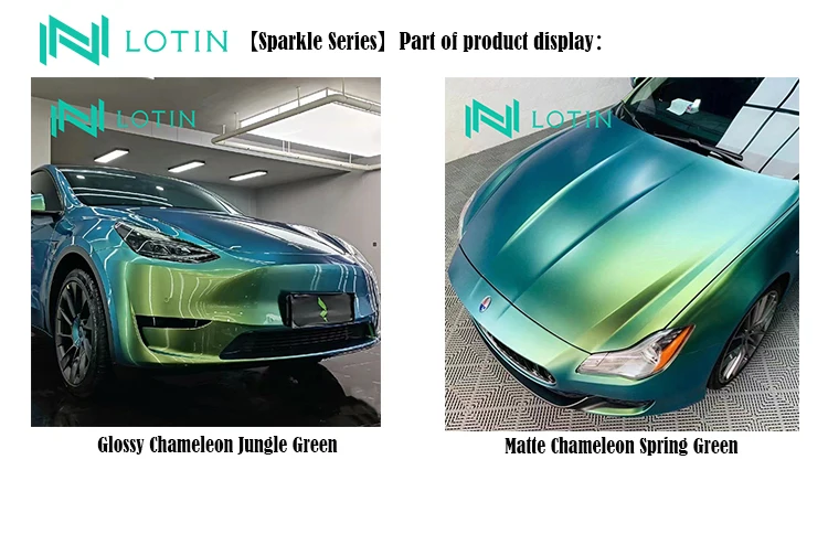 Color Change Super Matte Chameleon Spring Green Car Vinyl Wrap Wrapping ...