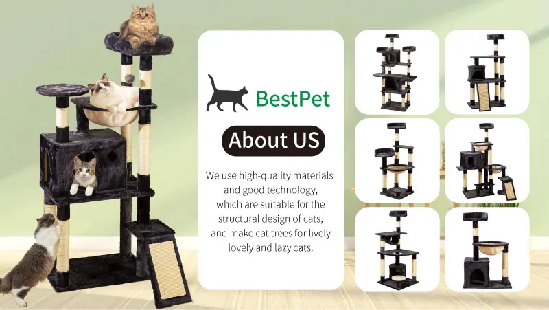 Xl Size 74 Inch Good Quality Large Pet Cat Tree For Large Cats House ...