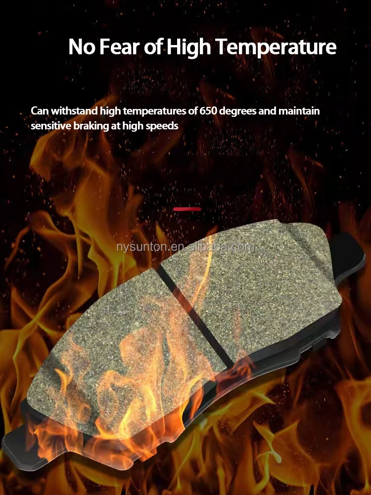 Automotive Spare Parts Brake System No Noise Front Axle Auto Brake Pad ...