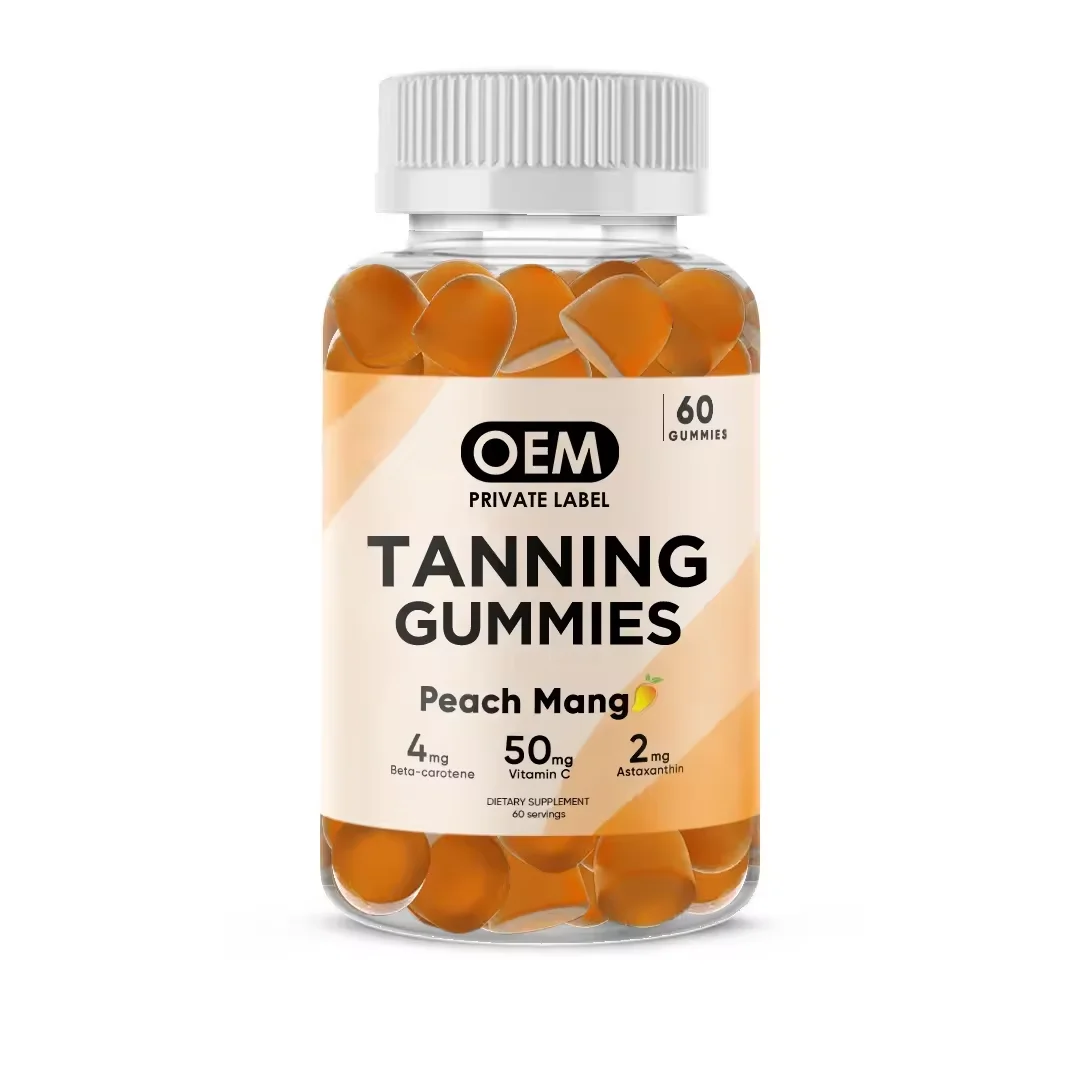 Private Label Tanning Gummies - Sun-Free Collagen Boosters
