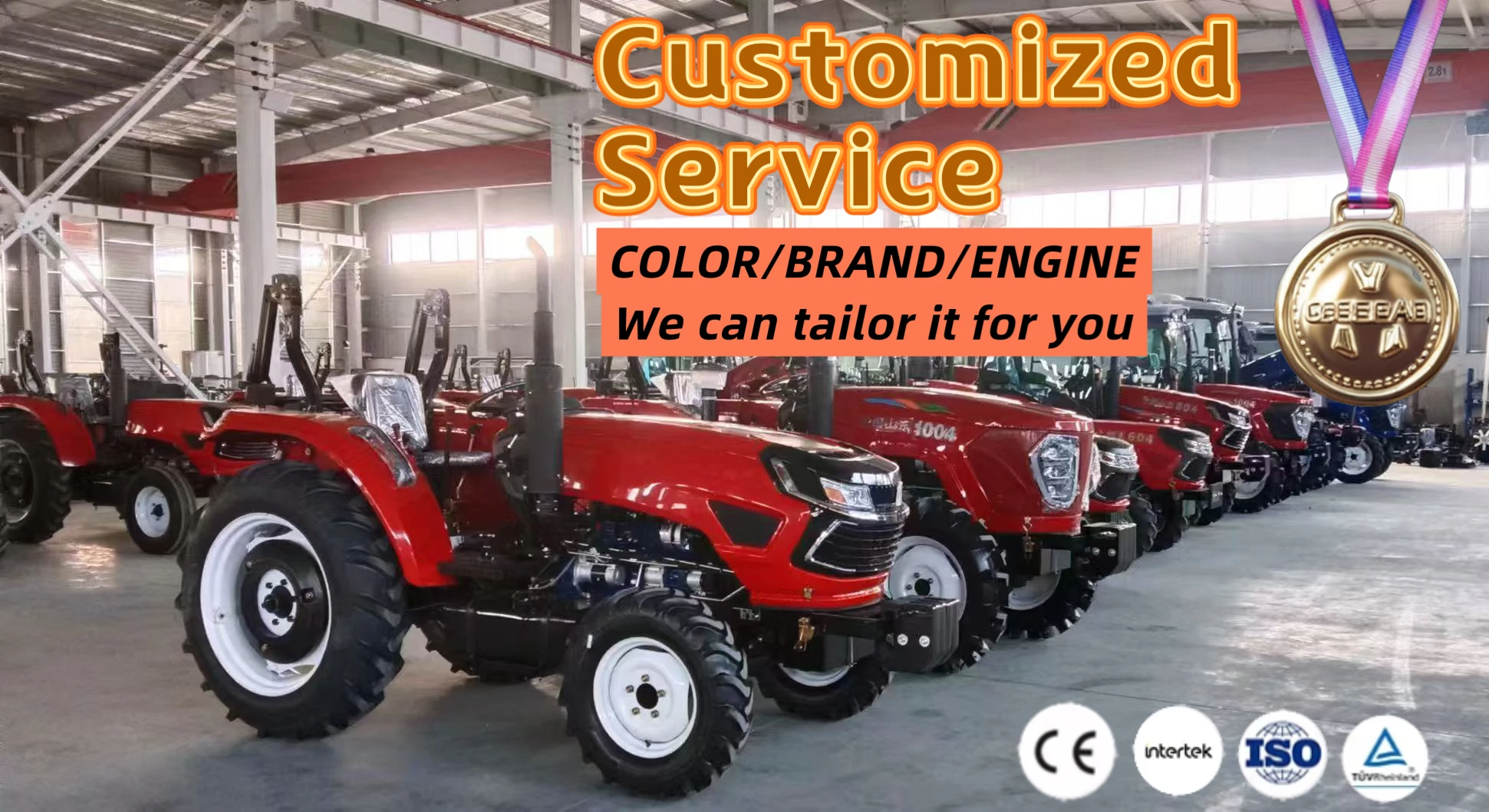Mini Garden Tractor with 50hp - High Productivity Farming