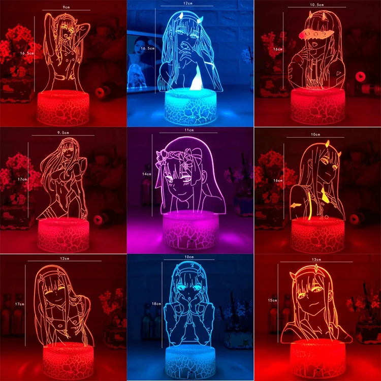 My Hero Academia Shoto Todoroki 3d Illusion Night Light Mha Merch Led ...