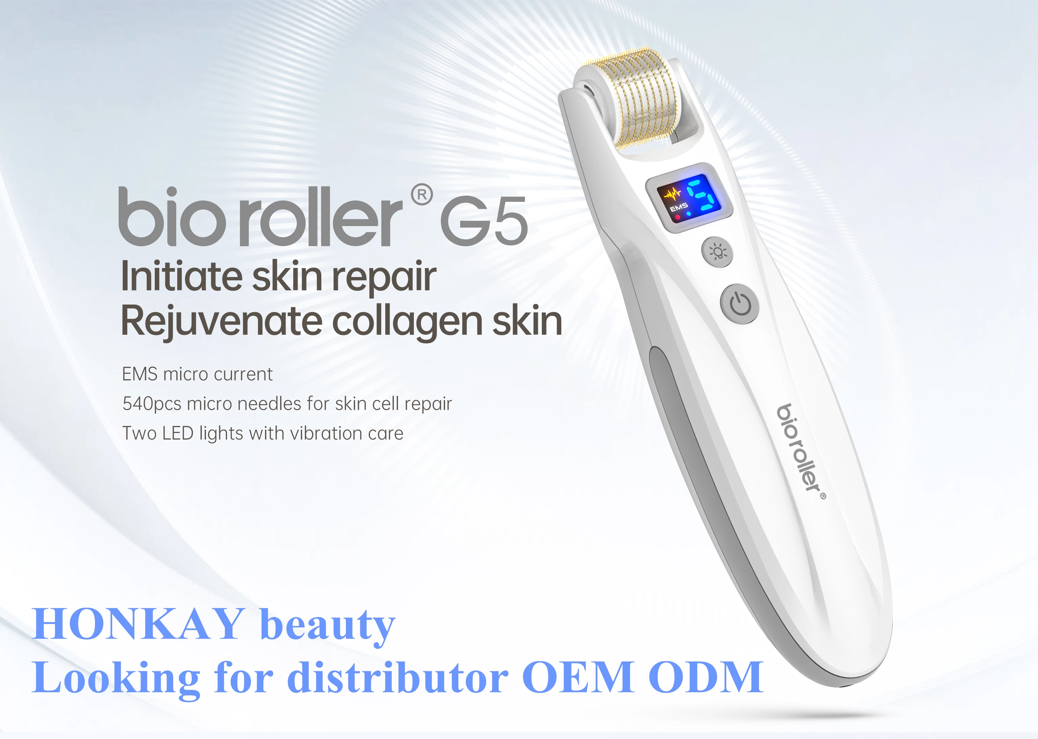 The Bio Roller G5 Latest Electric Rolling Needle To Remove Acne Skin ...