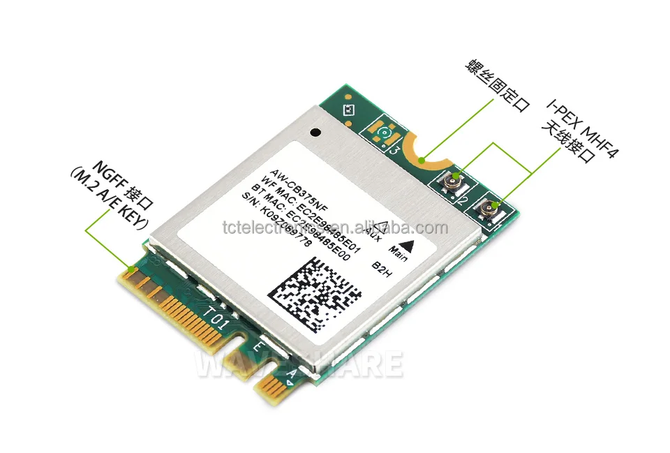 Aw-cb375nf Dual-band Wireless Network Card - 5ghz Wifi Module, Oem