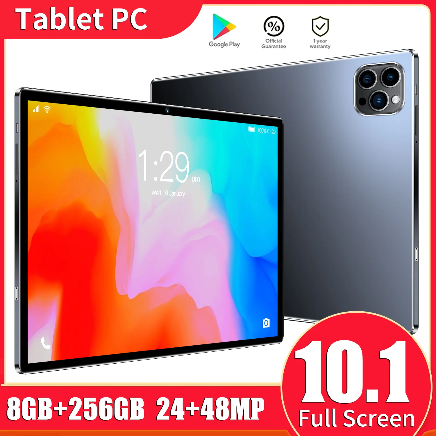 The Ultimate 5G Tablet 2024 Smart Tablet PC with 8GB RAM and 256GB ...