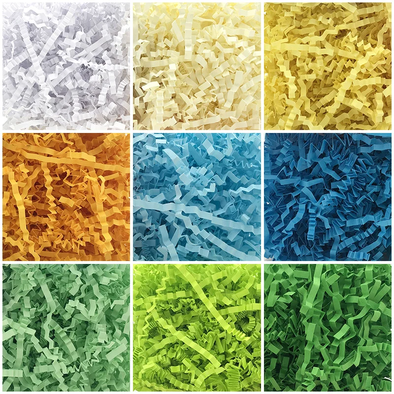 Hot Sale Paper Raffia Crinkle Paper Diy Confetti Gift Box Filler Shred ...