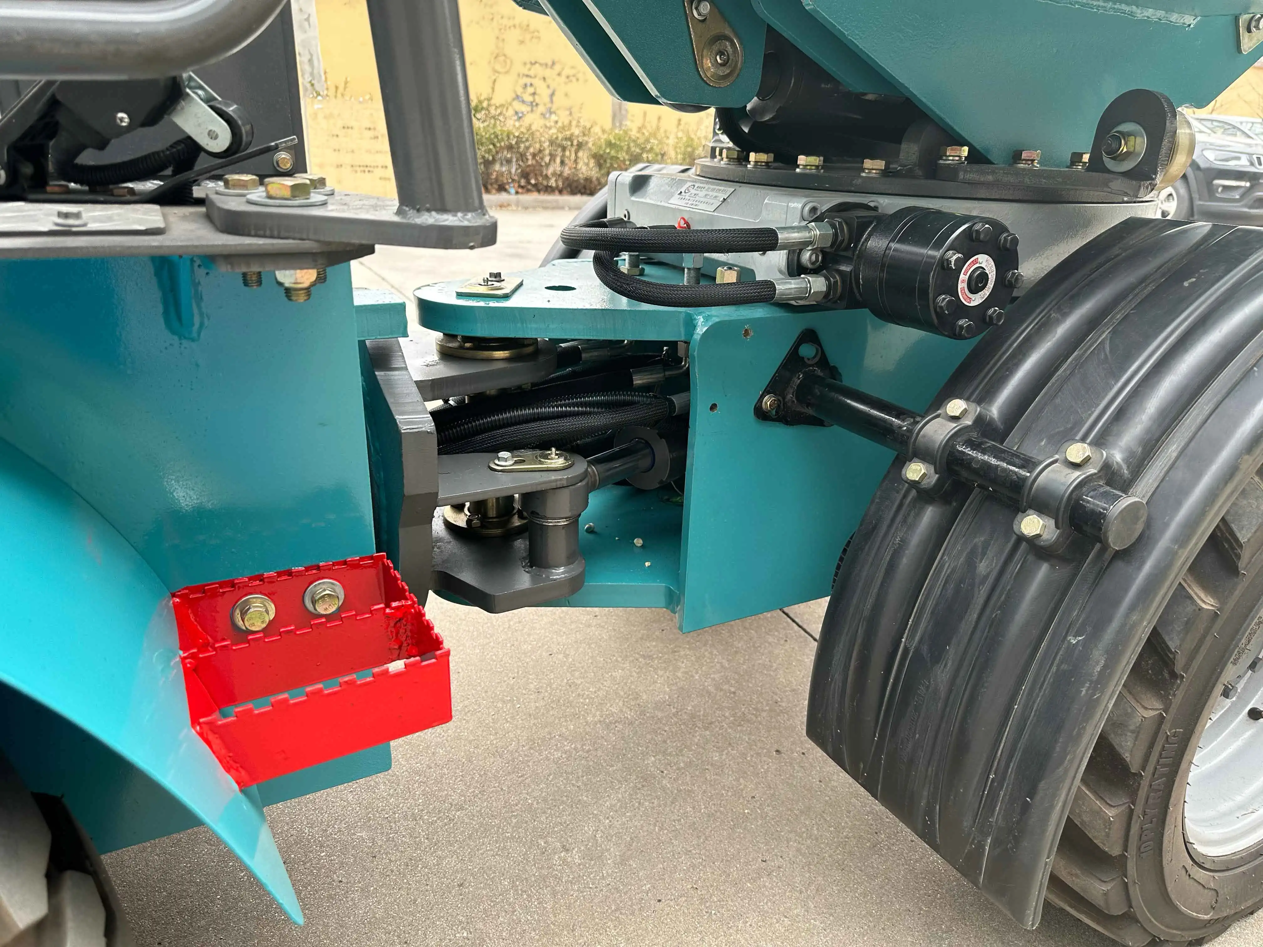 AOLITE WD16E 4 Wheel Drive Electric Small Mini Wheel Loader Dumper 1.6 ...