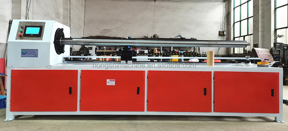 Factory PLC Control Rotary Paper Tube Core Reel Cutting Machine Toilet ...