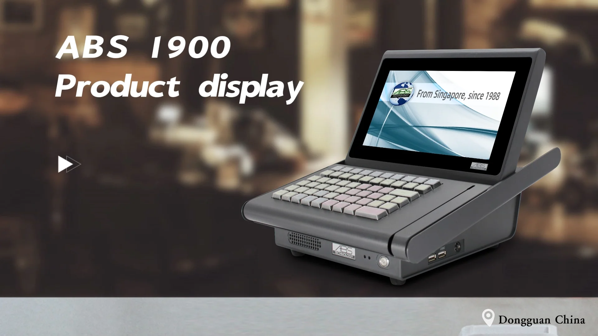 Integrated Keyboard Pos Terminal System I5 All In One Cash Register All ...