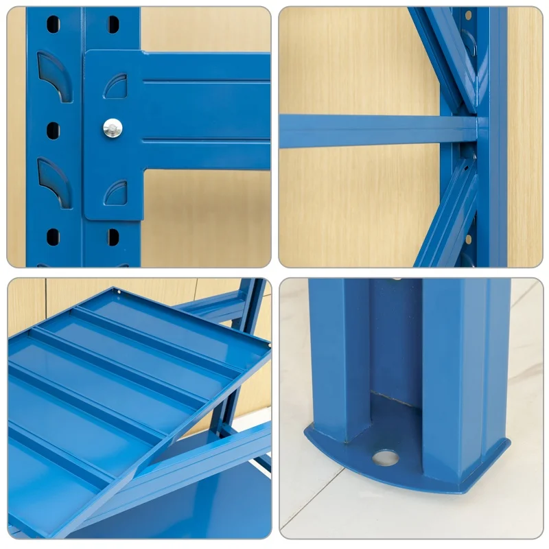 Warehouse Garage Storage Boltless Steel Racking Adjustable Stacking ...