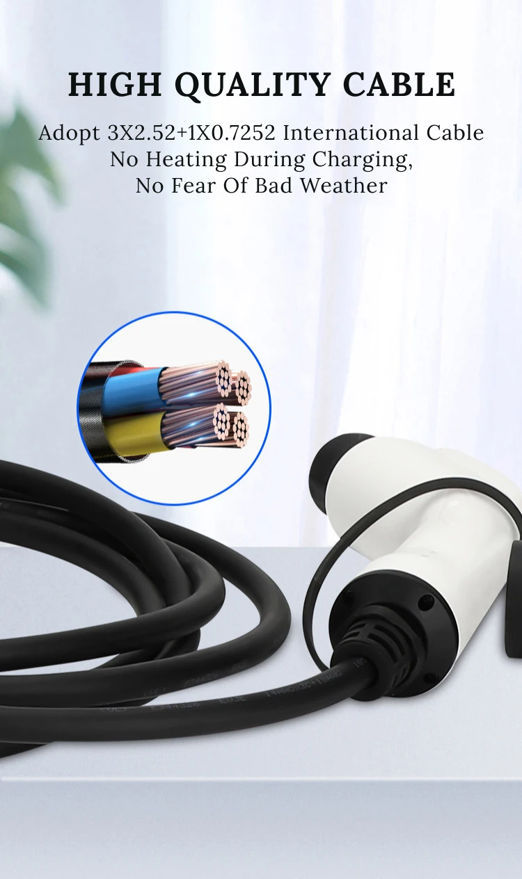 Dual Guns Electric Car Charging Connector 7kw 32a Type 2 Plug New ...