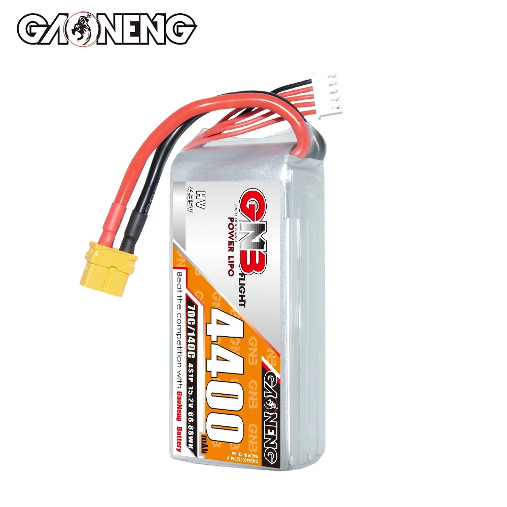 Gnb Gaoneng Lihv 4400mah 4s 15.2v 70c 140c Xt60 Rc Lipo Battery For Rc ...