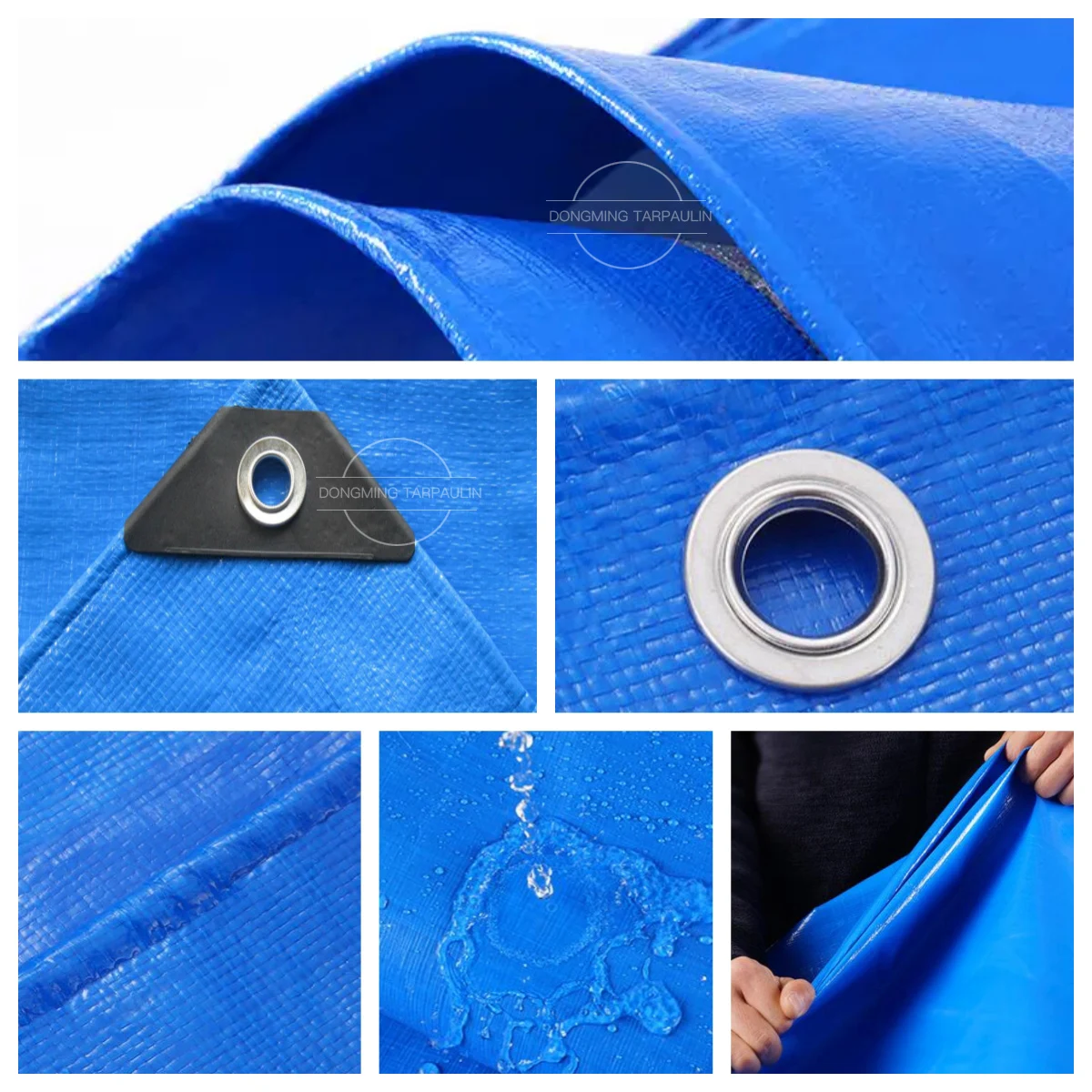 Reinforced Tarpaulin 4x6 Meters Factory Customized Hay Bale Cover Outdoor Uv Resistant Camping ...