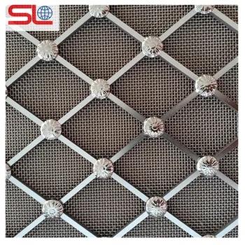 Decorative Diamond Radiator Wire Mesh Grilles For Cabinets Doors - Buy ...