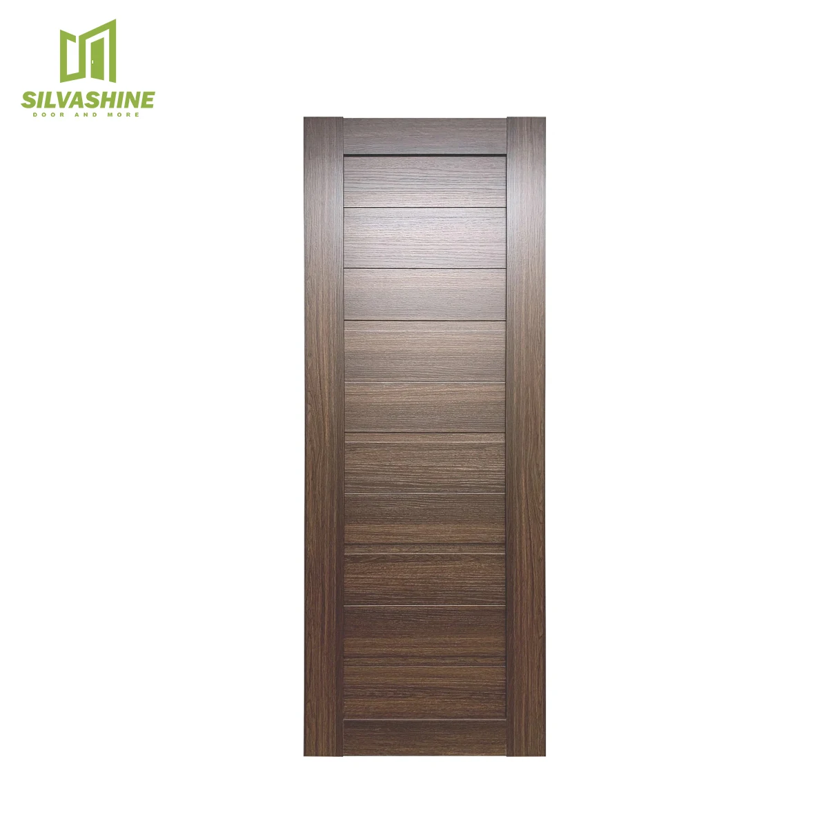 Interior Waterproof PVC Door Natural Wood Veneer Door Modern MDF ...