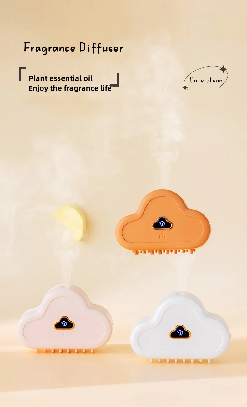 Yizhi Creative Cute Mini Elephant Shape Ultrasonic Cool Mist Essential ...