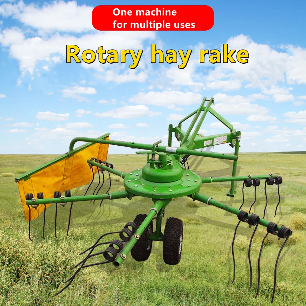 Feichuang Tractor with Rake - High Productivity Hay Cuddle Machine