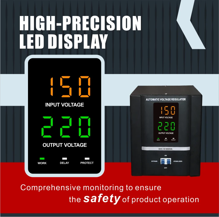 High Quality Single Phase SVC-N 2KVA Stabilizer/regulator