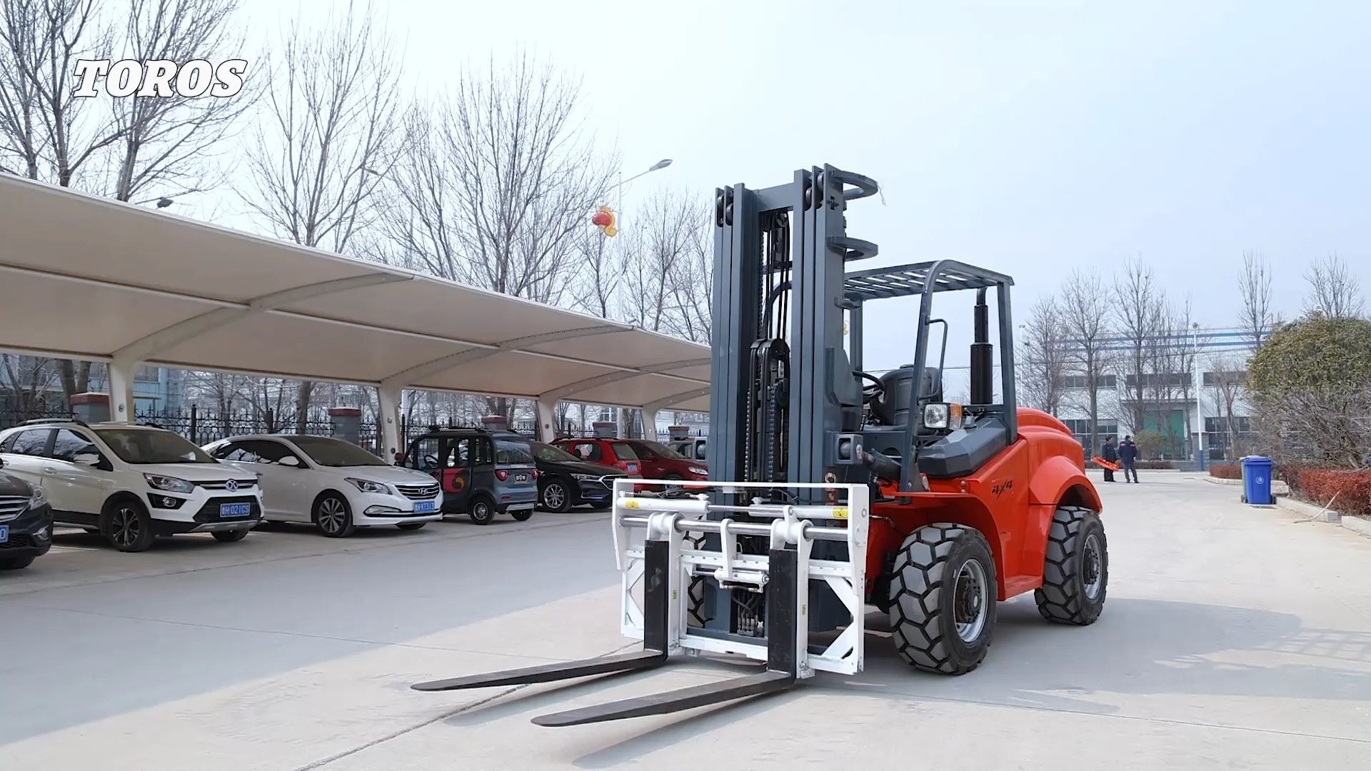 Toros Forklift 3 Ton Diesel Forklift Truck Material Handling Equipment Warehouse Small Forklift ...