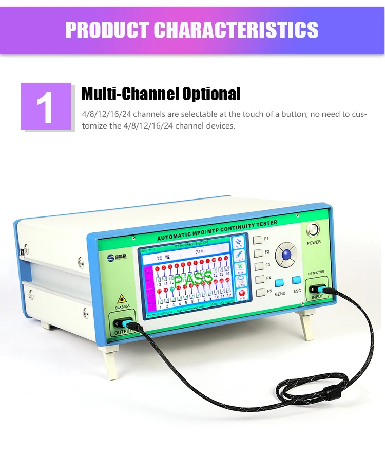 Sgx-2224 24cores Mpo / Mtp Fiber Line Sequence Tester - Buy Fiber ...