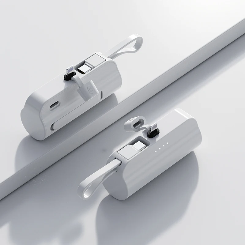 New Arrived Two In One Plug-in Mini Powerbank Charge 5000mah Emergency ...
