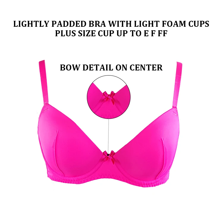 Custom Plus Size Bra Brief Sets Woman Plus Size Padded Cup And ...