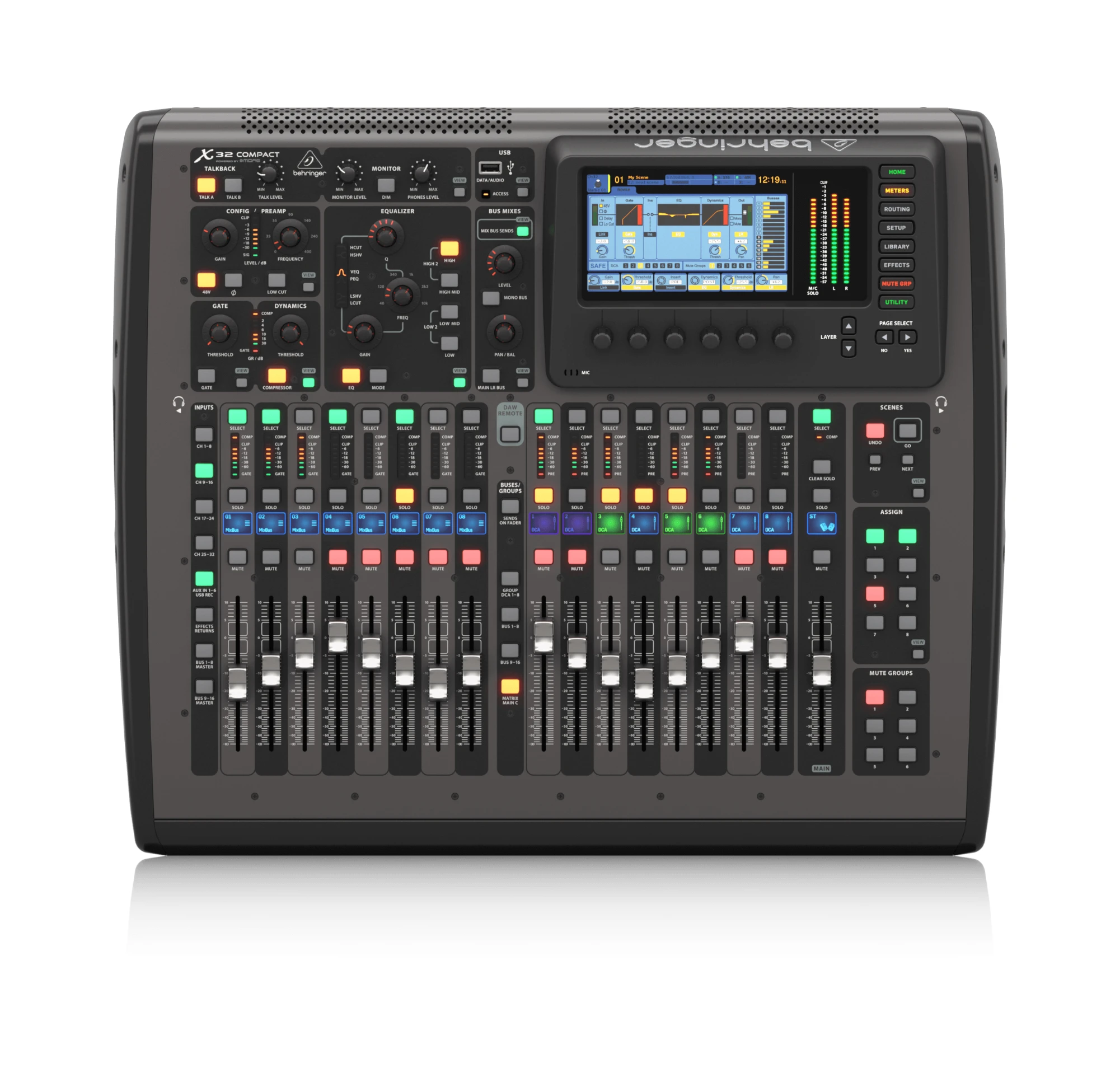 Behringer X32 Compact Professional Speakers Digital Mixer Controller ...