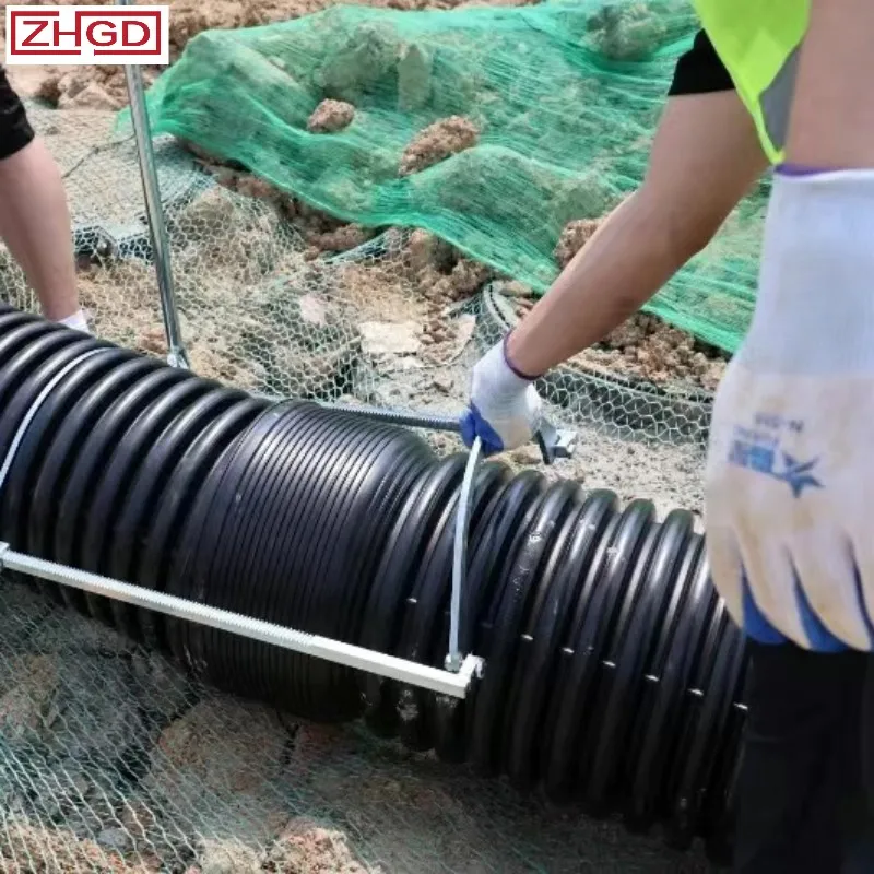 HDPE Corrugated Perforated Pipe - Durable & Lightweight