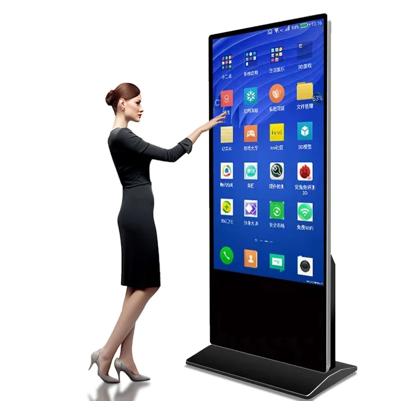 32 Inch Vertical Indoor Touch Screen Rk3288 1080p Remote Control ...