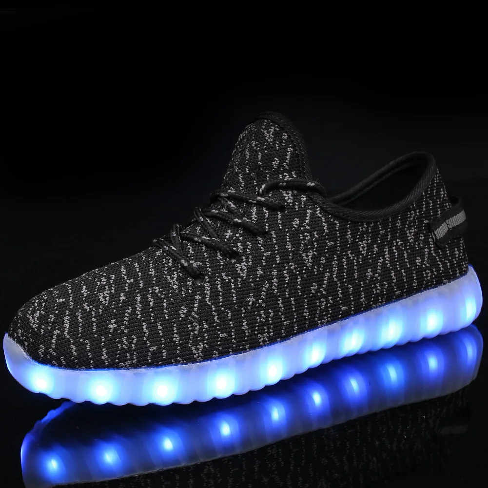 Fashion Design Kids Boy Girls Led Light Up Shoes Walking Running ...