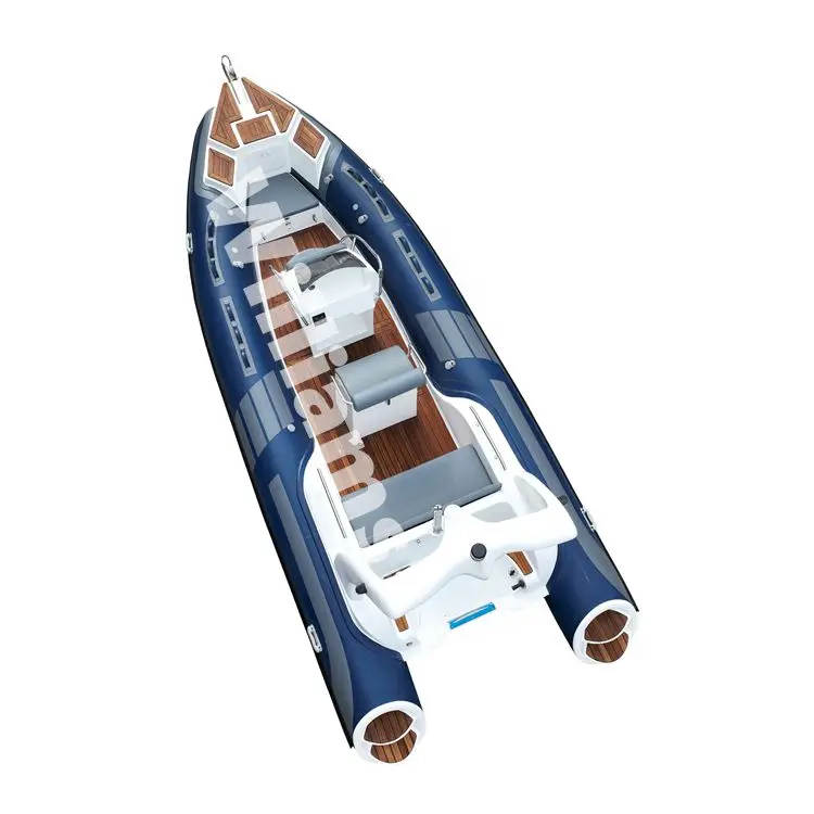 Yacht Sport Rib580 20ft Semi-rigid Fiberglass Deep-v Hull Hypalon/pvc ...