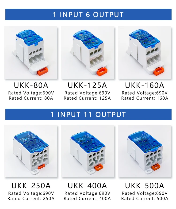 UKK 80A Electrical Universal Unipolar Single Phase Junction Box