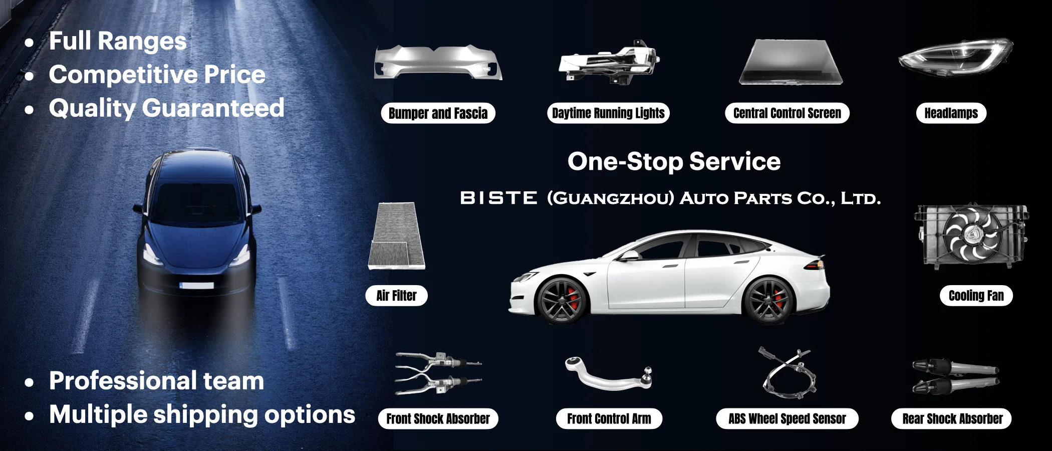 Car Parts Body Kit for Tesla Model S Side Lower Fender, Part Number ...